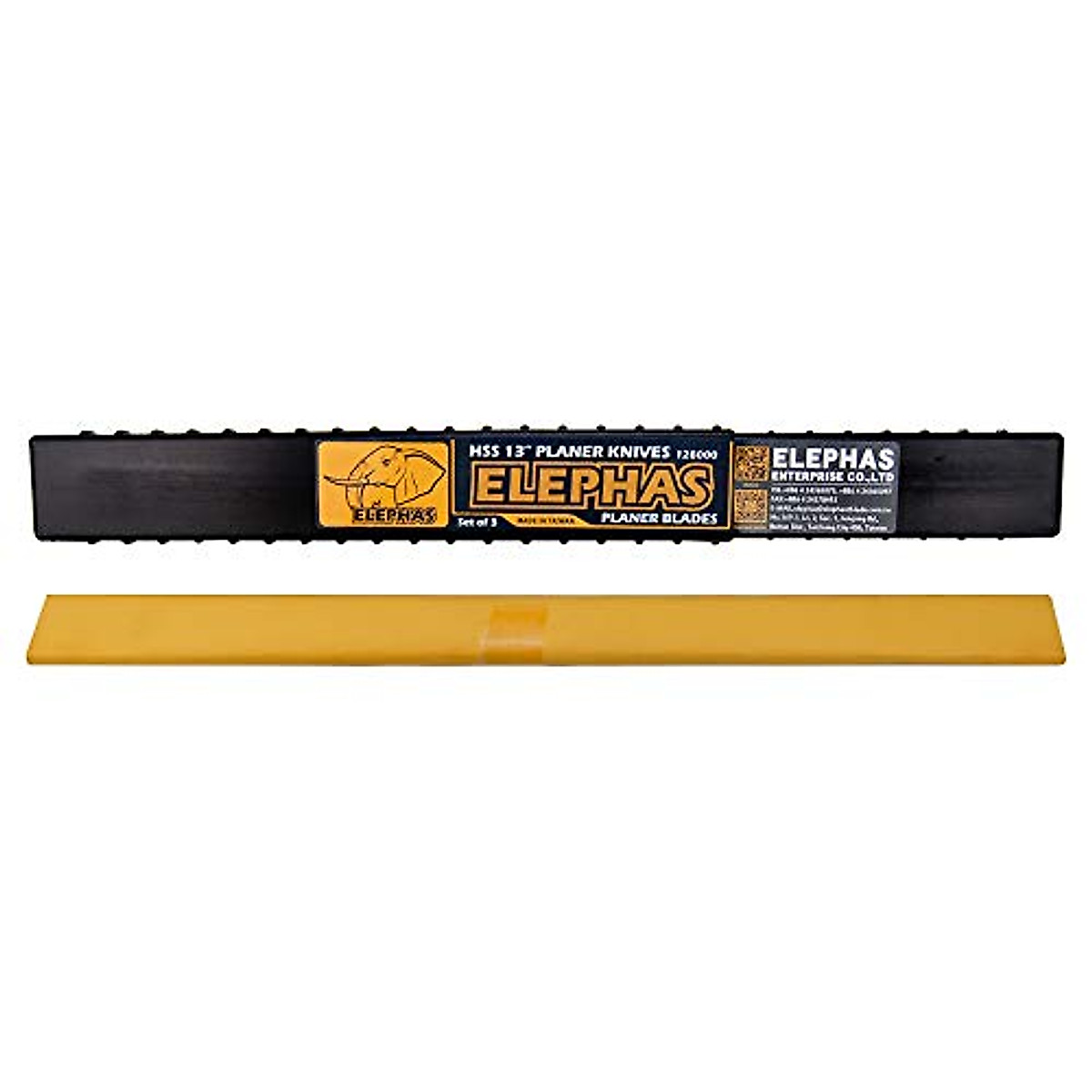 ELEPHAS -13 Inch Planer Blades for DeWalt DW735 Thickness Planer with HSS Double Edge Replacement Knives - 3 pcs/Box