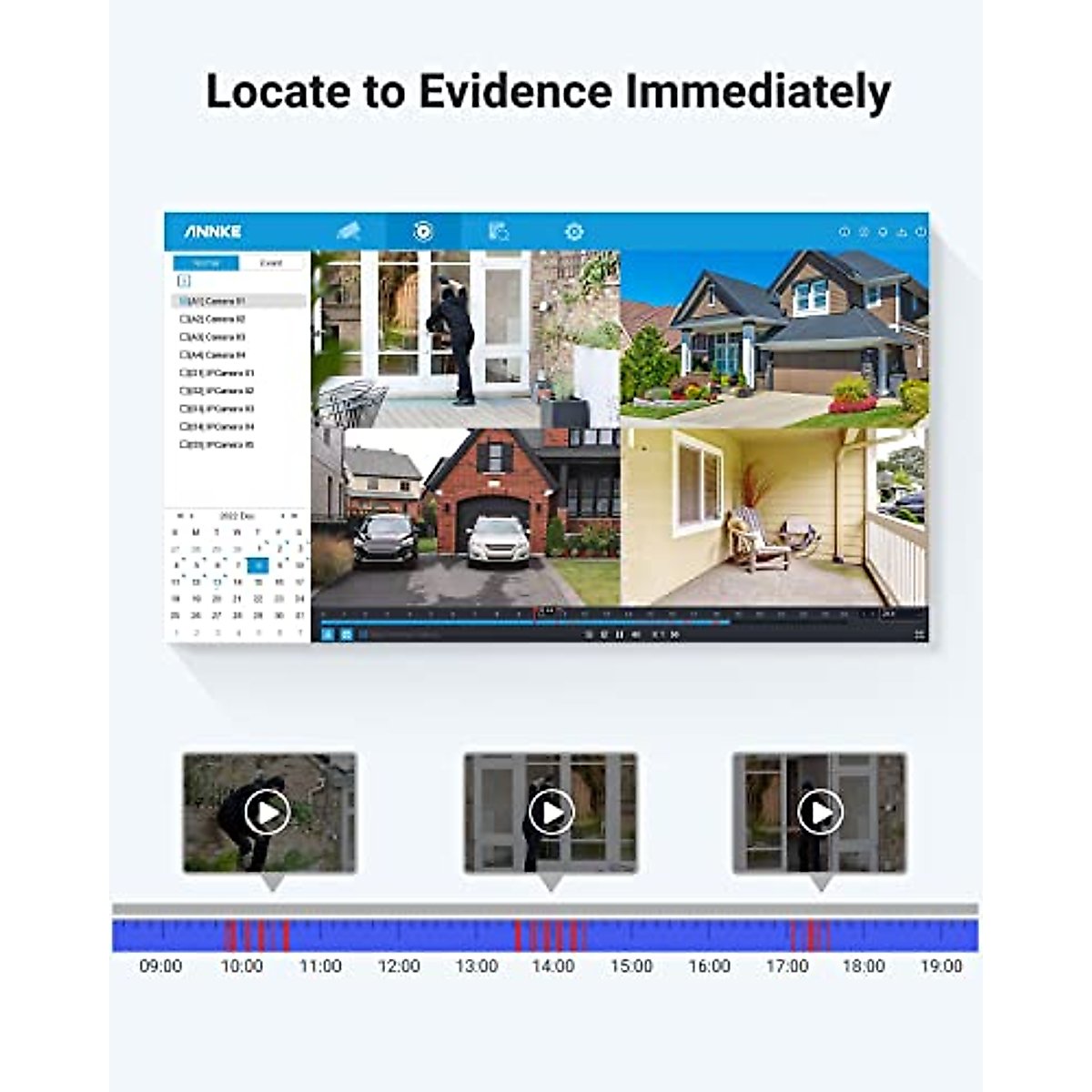 ANNKE 4K 8 Channel AI DVR with Human/Vehicle Detection, 5-in-1 H.265+ Security Digital Video Recorder Works with Alexa, Supports 8CH Analog and 4CH 8MP IP Cameras for Home CCTV System, 1TB Hard Drive