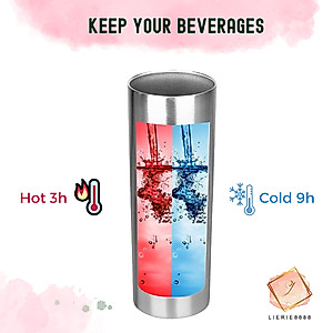 LIERIE8888 Librarian Gifts For Women, Book Lover Travel Coffee Mugs, Book Themed Gifts, Book Reader Gifts For Woman, Bookish Gifts for Woman, Just A Girl Who Loves Books Tumbler with Lid and Straw