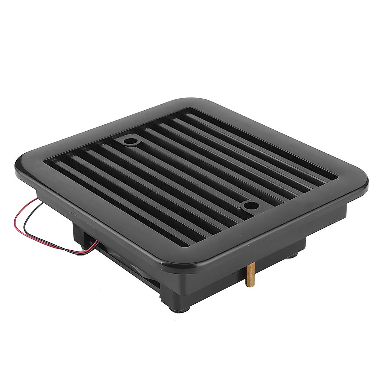 Aramox Vent Fan, 12V 4W Vent Fan with Shutters Vent One‑Way Side Strong Wind Air Camper RV Accessories