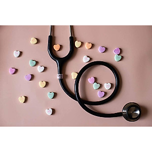 Charmed Stethoscope Charm, Interlocking Hearts