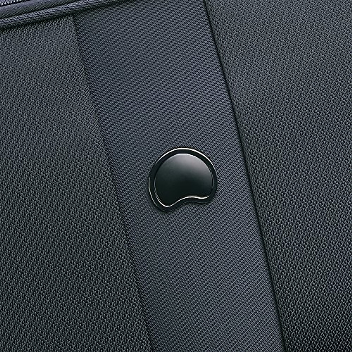 DELSEY Paris Sky Max Softside Expandable Luggage with Spinner Wheels, Black, Checked-Medium 25 Inch