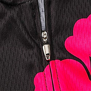 Women's Cycling Clothing Short Sleeve Bike Jersey Sets Bib Shorts Reflective 3 Pocket