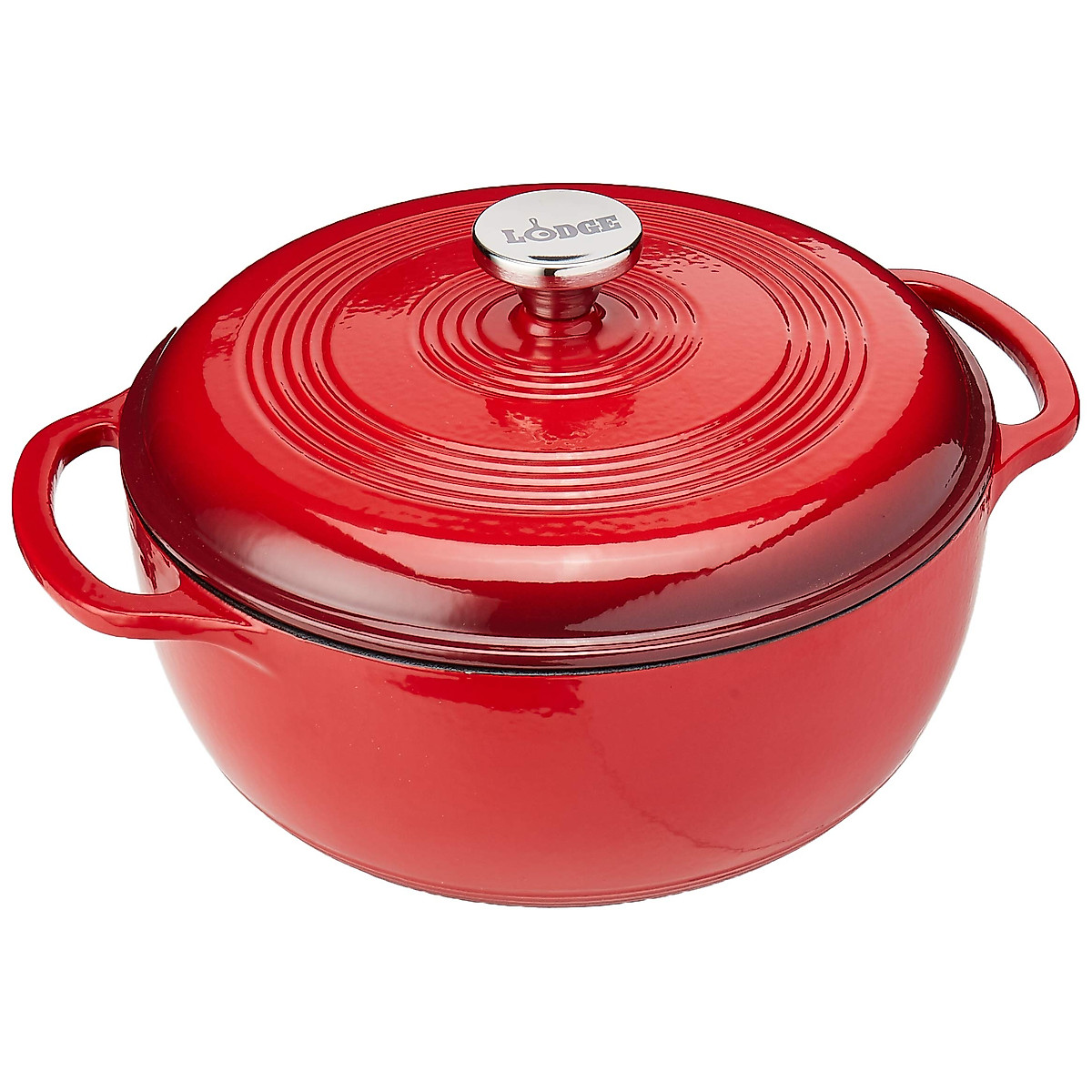 LODGE Enamel Dutch Oven 6Qt, 1 EA