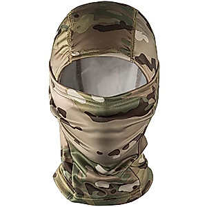 OneTigris Tactical Hood Headwear Balaclavas Full Face Mask (Multicam, Large)