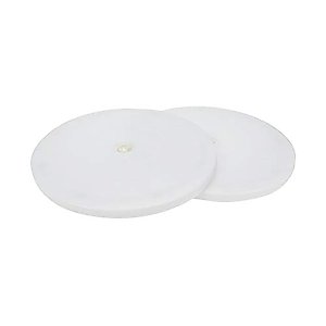 Geesatis 200 mm / 8 inch Rotating Lazy Susan Turntable Organizer Bearing Acrylic Base for Spice Rack Table Cake, White, 2 Pack