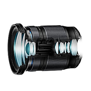 Olympus M.Zuiko Digital ED 12-200mm F3.5-6.3 Lens, Universal Zoom, Suitable for All MFT Cameras (Olympus OM-D & Pen Models, Panasonic G-Series), Black