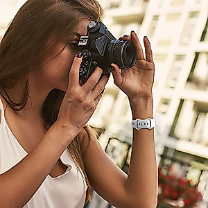 CreateGreat Engraved Bands Compatible with Apple Watch Band 41mm 40mm 38mm, Leopard Carve Pattern Soft Silicone Strap Compatible with iWatch Series 8 7 6 5 4 3 2 1 SE, Women Men,Leopard.4PCS-A