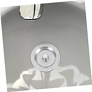 jojofuny 2pcs Sink Kitchen Sink Drain Bathtub Stoppers Drain Gasket for Drain Kitchen Sink Shower Drain Covers Drain Stopper Pearlescent Filter