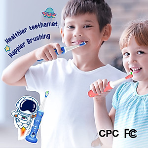 Electric Toothbrush Replacement Heads 3PCS: Interactive Smart Silicone Tooth Brush Soft Bristles Heads for Gentle and Deep Effective Cleaning for Boys Girls Ages 3+