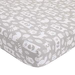 NOJO Dreamer Little Woodland Friends 8 Piece Nursery Crib Bedding Set