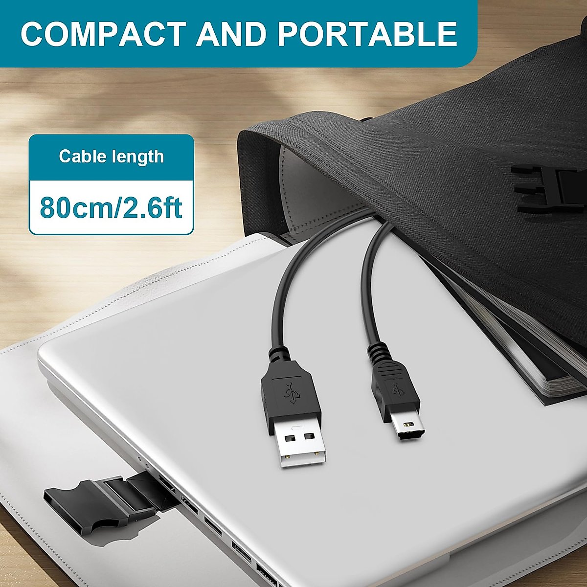 Sqrmekoko USB Charging Data Cable for TI-84 Plus, TI-84 Plus CE, TI 89 Titanium, TI Nspire CX/TI Nspire CX CAS Graphing Calculators
