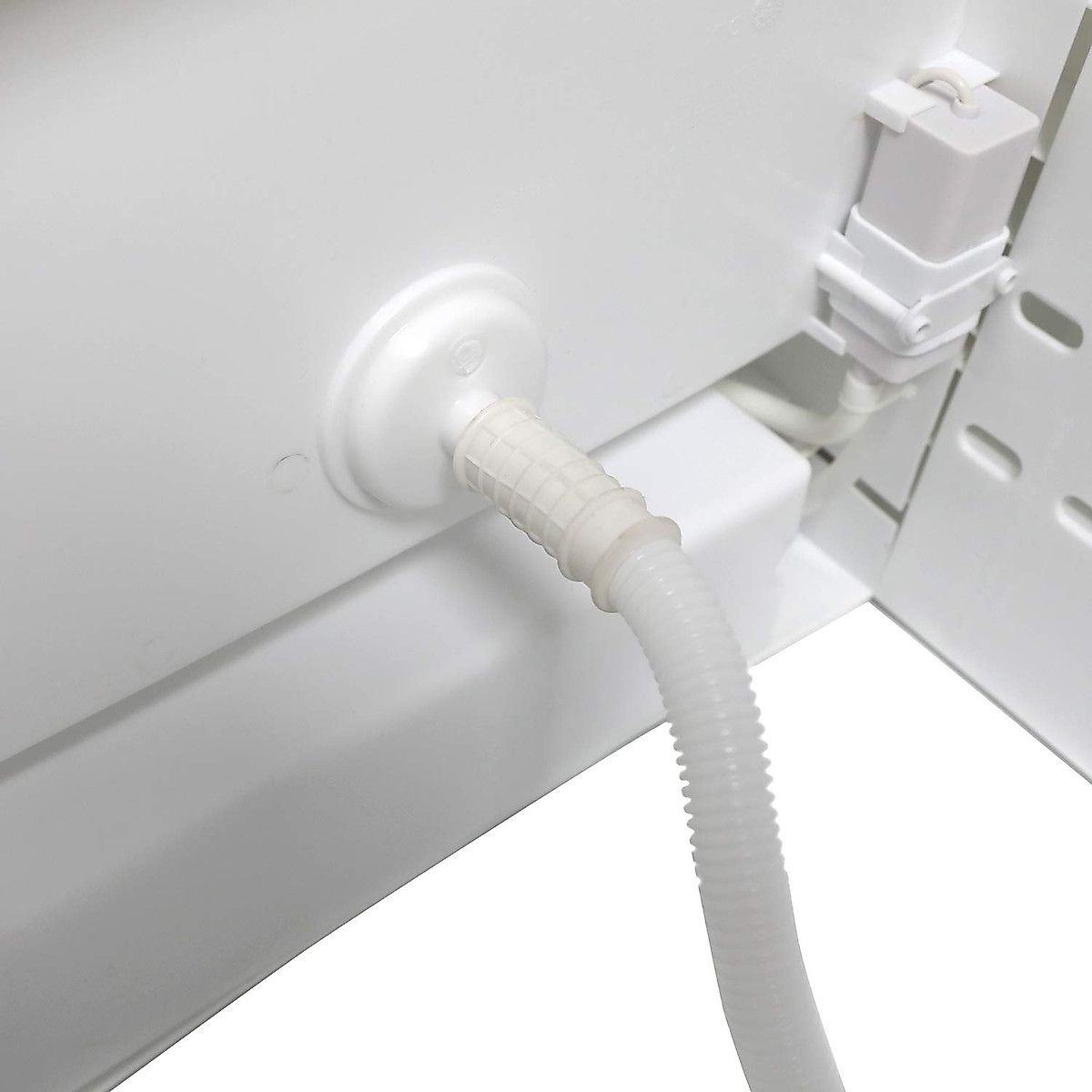 HTTMT- Washstand Self-Care Station Portable Wash Basin For Child Kids Baby Toddler KEarly Training Learning Plastic Washbasin Simulation Towel Shelf [P/N: ET-BABY007-WHITE]