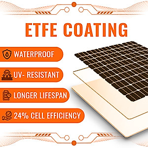 Portable Solar Panel - Foldable 120W Solar Panel with Adjustable Kickstands for Power Station, Camping, RV, Lightweight Solar Briefcase Design for Travel Trailers, RV Batteries, and USB Devices