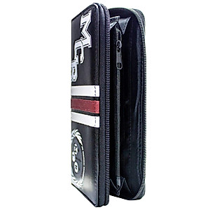 My Chemical Romance MCR Rock Band Coin and Card Purse Black, Black, One Size, Clutch