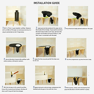 Upgrade Freestanding Tub Drain Rough-in Kit,Free Standing Tub Drain,Island Tub Drain Kit,with CUPC Certification Include Brass and ABS Pipe,Clean Tub Drain No Leaks.Have (Patent No US11168467B2).