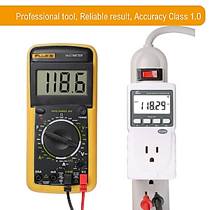 Poniie PN2000 Plug-in Kilowatt Electricity Usage Monitor Electrical Power Consumption Watt Meter Tester