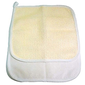 3 pcs/set Dual-Sided With Soft Weave Exfoliating Scrub and Soft Terry Cloth Towel Home Spa Exfoliating Face and Body - Shower Scrubber - Remove Dead Skin -Great for Skin Care in the Massage Bath