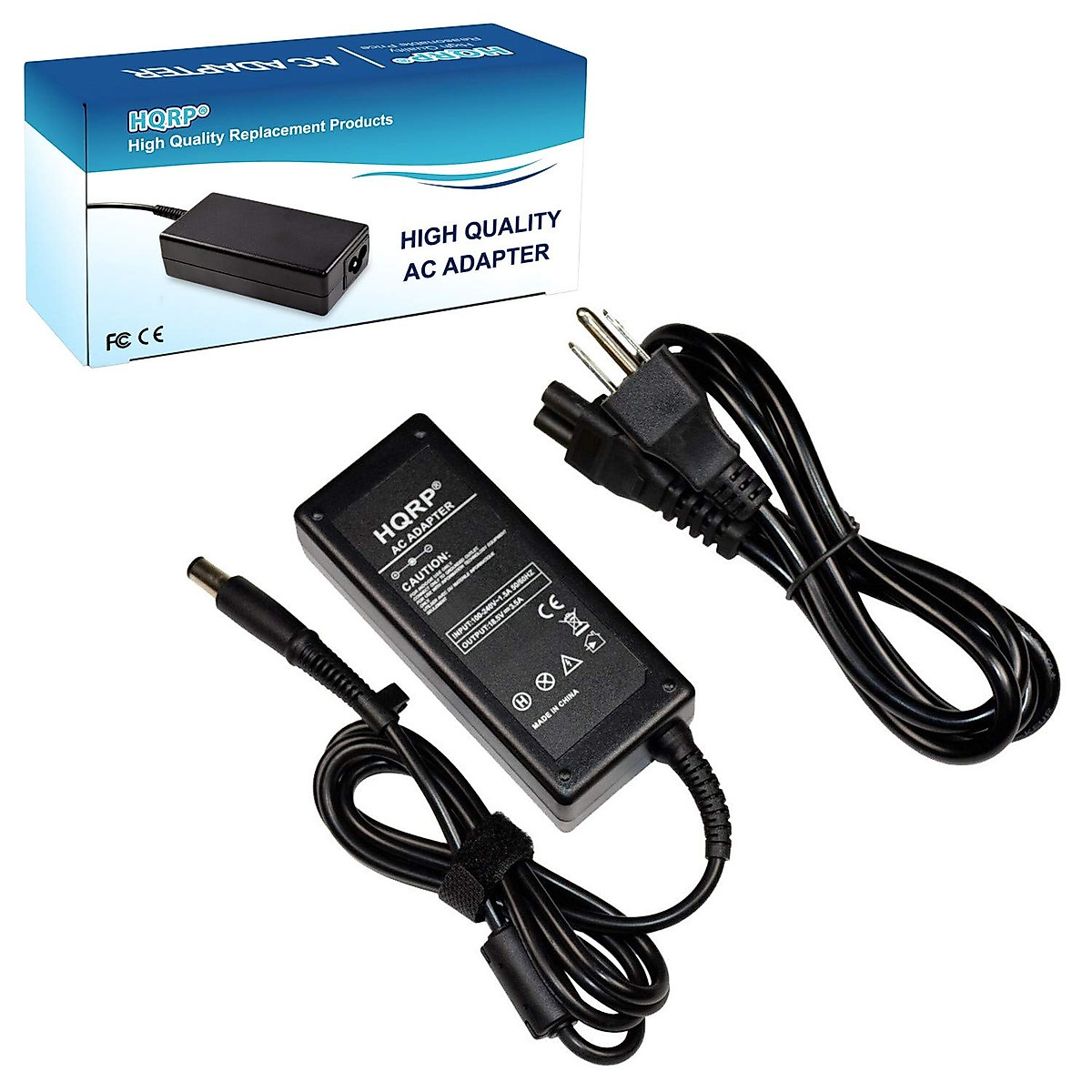 HQRP AC Adapter Compatible with HP Officejet 100 Mobile Printer L411 L411a L 411 411a Cn551ab1h Cn551a#b1h ; 65 Watt Charger Power Supply Cord