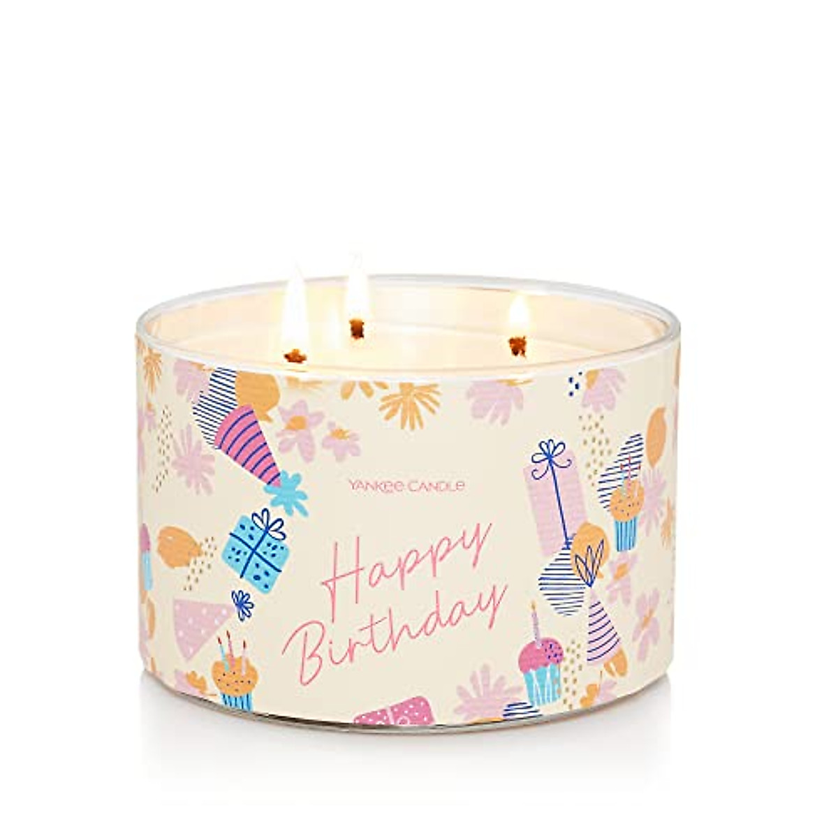 Yankee Candle 3-Wick Candle, Vanilla Cupcake, 18 oz