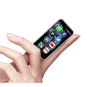 Mini Smartphone iLight 11 Pro The World's Smallest Android Mobile Phone, Super Small Micro 2.5in Touch Screen Global Unlocked Great for Kids 1GB RAM / 8GB ROM Tiny iPhone XI Pro Look Alike