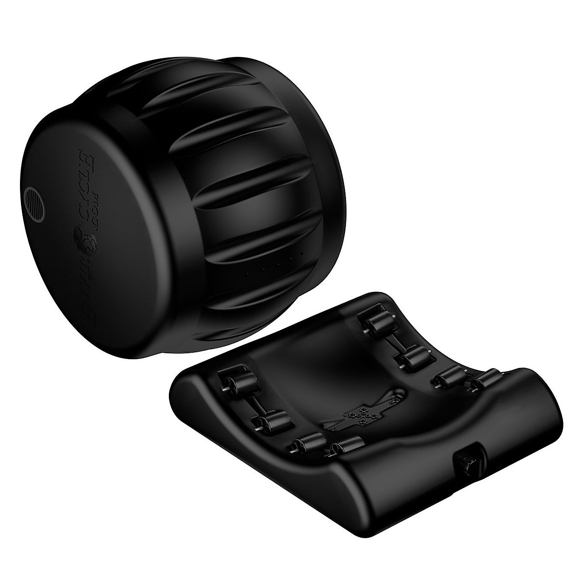 The Most Beautiful Composter in The World in Black, Made in America, Food Safe, BPA and Rust Free, No Assembly Required, Envirocycle Composting Tumbler Bin and Compost Tea Maker …