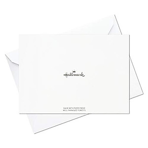 Hallmark Blank Cards Assortment, Hearts and Stripes (24 Cards with Envelopes)