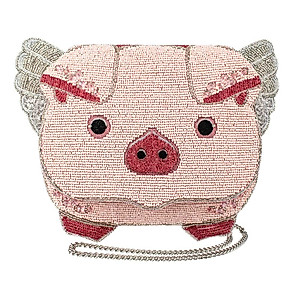 Mary Frances When Pigs Fly Crossbody Clutch