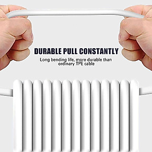 GKW iPhone 15 Plus Cord USB-C Cable 6ft Certified for iPad Air/iPad/iPad Pro/iPad Mini/iPhone 15 with USB-C Port,White 1Pack, GS-W20A0938