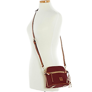 Dooney & Bourke Handbag, Pebble Grain Domed Crossbody - Brown