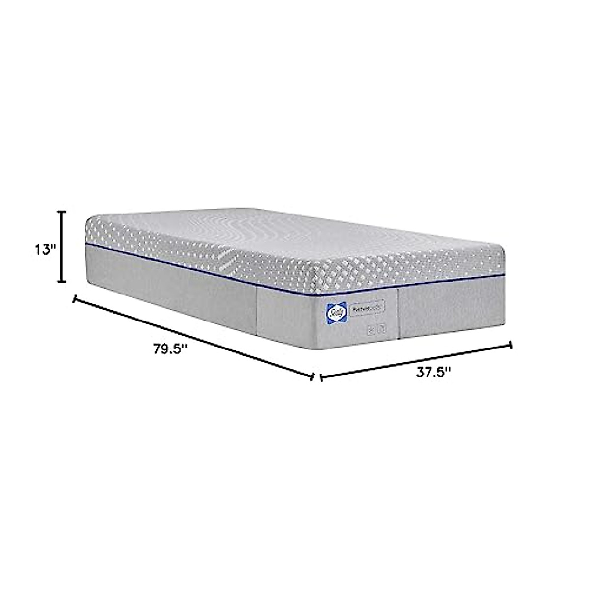 Sealy Posturepedic Foam Lacey Soft Feel Mattress, Twin XL