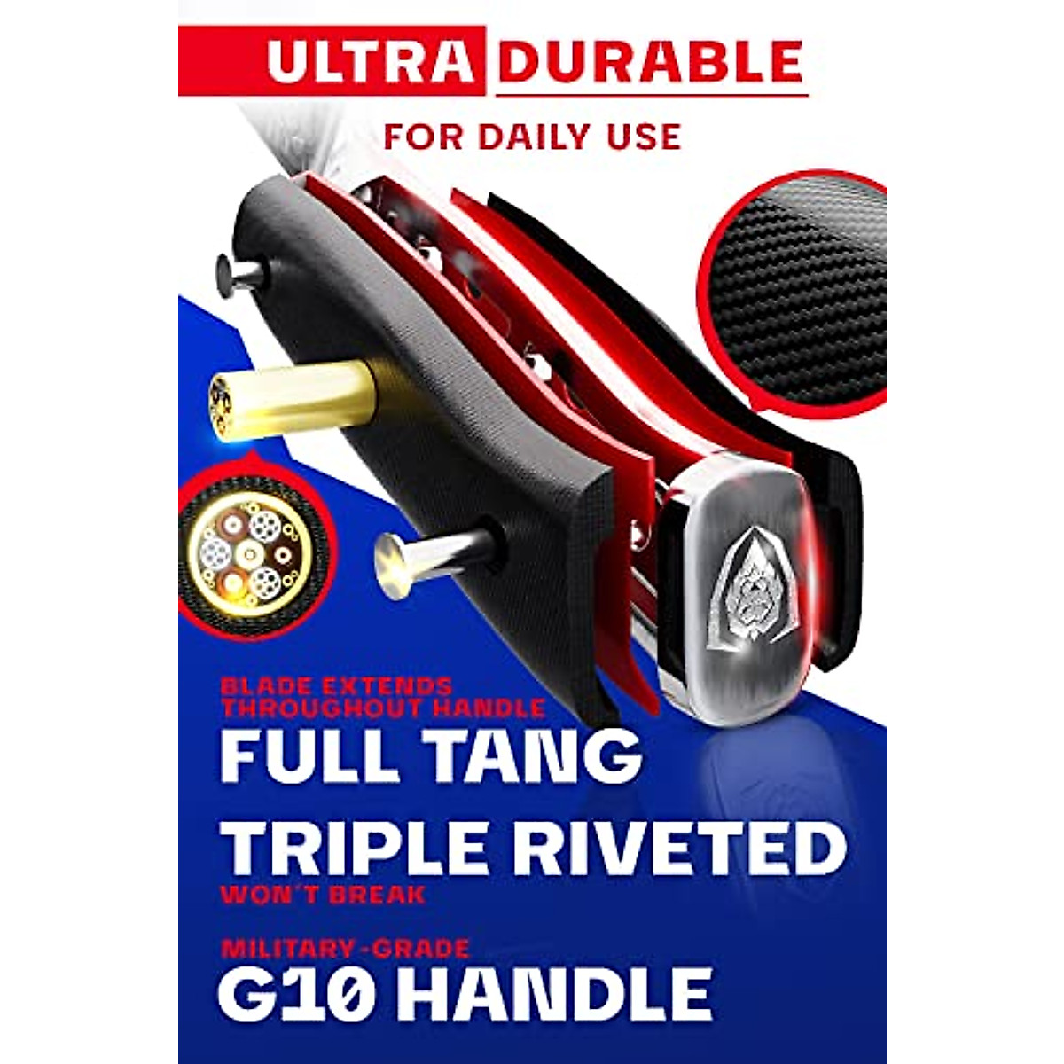 DALSTRONG Utility Knife - 6 inch - Shogun Series ELITE - Damascus - Japanese AUS-10V Super Steel Kitchen Knife - Vacuum Heat Treated - Cooking Knife Vegetables Meat - w/Sheath