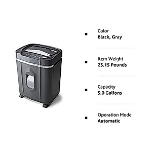 Aurora AU1640XA Anti-Jam 16 Sheet Crosscut Paper/CD and Credit Card/ 5 Gal Pullout Basket Shredder, 30 Minutes Continuous Run Time