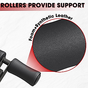 Mikolo Leg Hold Down Attachment for 2'' x2'',2''x 2.75'', 3'' x 3'' Power Cage and Smith Machine, Leg Extension Attachment