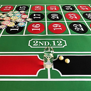 Roulette Marker for Table Wheel- Ball Top Acrylic Win Marker Great Poker Roulette Accessories Chips for Casino Games