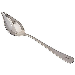 Mercer Culinary 18-8 Stainless Steel Saucier Spoon with Tapered Spout, 8-1/2 Inch