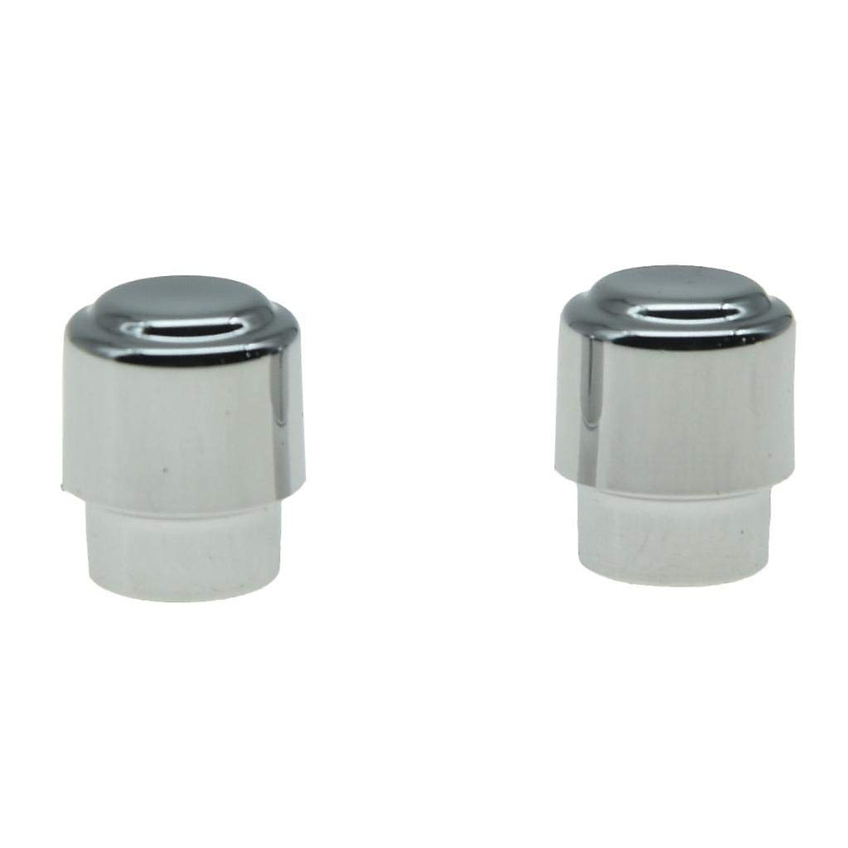 Dopro 2pcs Plastic Guitar Barrel Switch Tip 3 Way Pickup Selector Switch Knob for U.S./Import Tele Telecaster Chrome