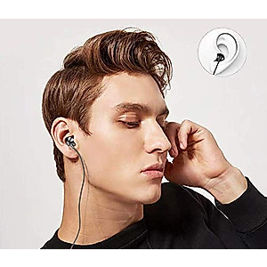 Earbuds Wired in Ear Headphones Earphones with Mic Volume Control for 3.5mm Samsung Galaxy, Google Pixel 5a 4a 3a XL, TCL 30 SE 20 SE 10 SE, Motorola Moto Nokia Blu Alcatel LG Tablet Laptop (Silver)