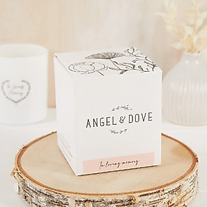 ANGEL & DOVE Luxury 'in Loving Memory' Soy Wax Remembrance Candle - Sympathy Gift, Memorial to Light in Memory of a Loved One