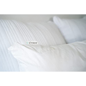 AllerEase 100% Breathable Cotton Pillow Protector for Sleeping, King 36" x 20" (Pack of 1) 2 Count