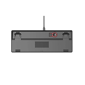 (Keyboard + Keycaps) Glorious Modular Mechanical Gaming Keyboard - TENKEYLESS (87 Key, Prebuilt) + Glorious Black Aura Keycaps (Bundle)