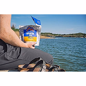 Mountain House Granola with Milk & Blueberries | Freeze Dried Backpacking & Camping Food | 2 Servings