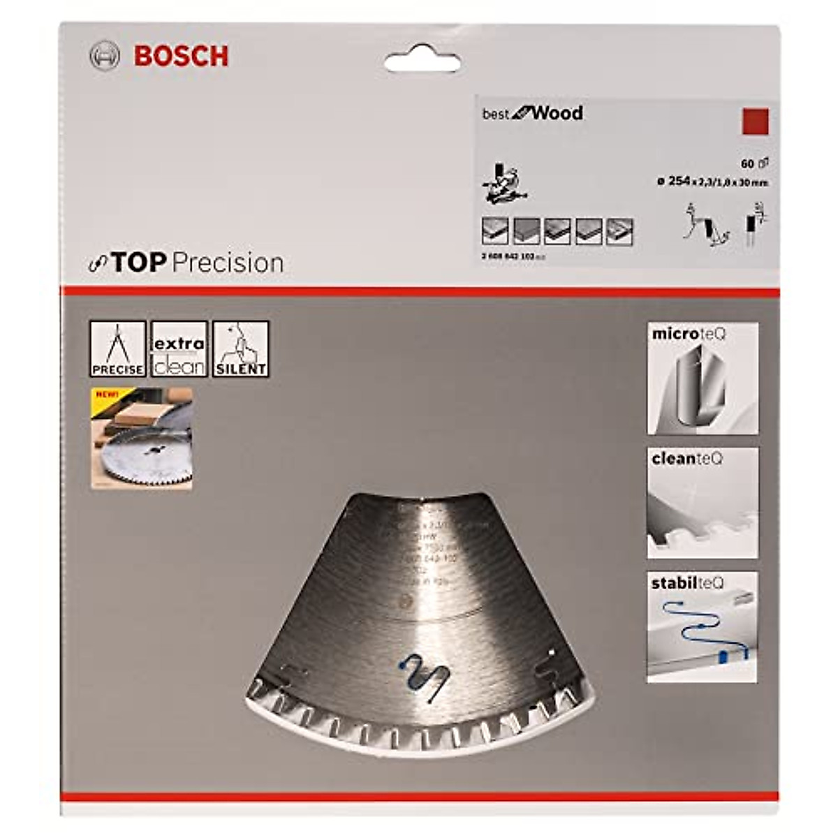 Bosch 2608642102 BSWOB 10" x 30mm 60T Circular saw blade Top Precision