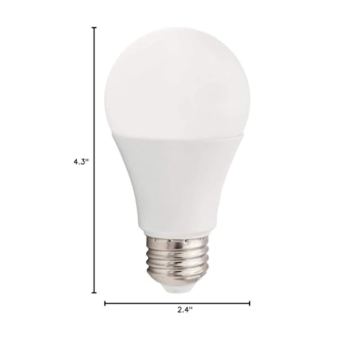 Maxxima Smart WiFi Light Bulb, LED Color Changing A19 Luvoni Bulb, Compatible with Alexa and Google Home Assistant, 800 Lumens, Bluetooth/WiFi Enabled, Controlled via App, 4-Pack
