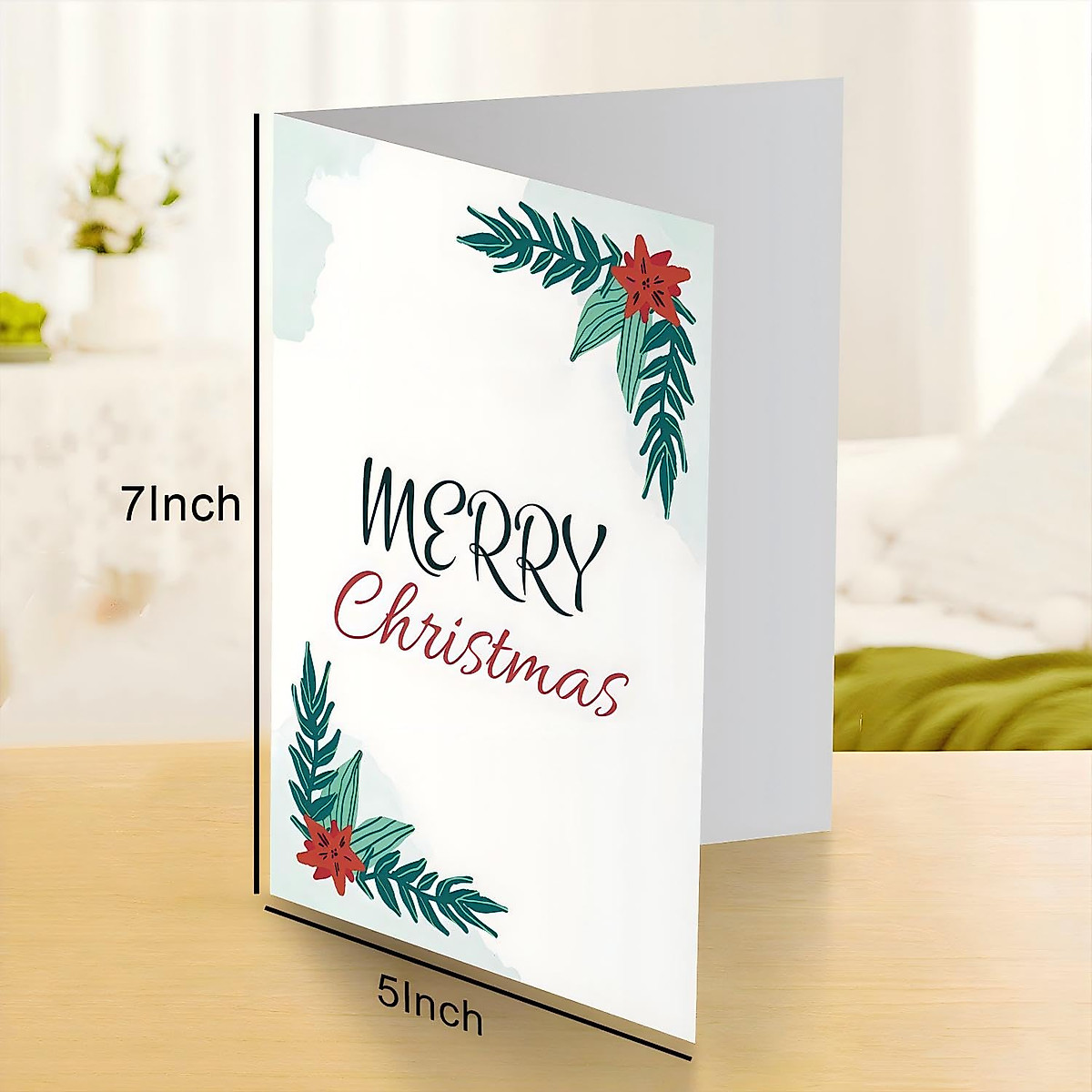 Personalized Greeting Cards with Envelopes, Custom Greeting Card Print Photos, Text, Custom Cards, Custom Birthday Card, Thank You Cards, Wedding Card, All Occasions Personalized Cards(10" x 7" )