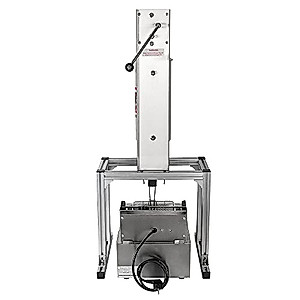Commercial Churro Maker, Vertical Spanish Churro Machine, Heavy Duty Manual Churro Maker, 6L Electric Fryer, 4 Nozzles