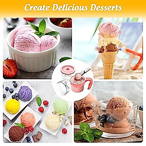 Benewid Creami Pints and Lids - 4 pack, Creami Pint Containers Compatible with Ninja Ice Cream Makers NC301 NC300 NC299AMZ CN305A CN301CO Series, 16oz Dishwasher Safe Ice Cream Pints with Handle