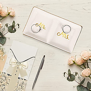 Wedding Gifts for Couples, Bridal Shower Gift Engagement Gifts for Bride and Groom to Be, Mr and Mrs Wine Glasses(17oz) Honeymoon Gifts Wedding Gifts for Newlyweds, Anniversary Couples Gifts