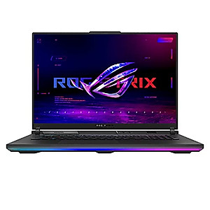 ASUS ROG Strix Scar 18 (2023) Gaming Laptop, 18” Nebula Display 16:10 QHD 240Hz/3ms, GeForce RTX 4090, Intel Core i9-13980HX, 32GB DDR5, 2TB PCIe SSD, Wi-Fi 6E, Windows 11 Pro, G834JY-XS97