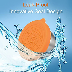 6x1.6 oz Salad Dressing Container To Go, Fits in Bento Box for Lunch, 18/8 Stainless Steel Condiment Containers with Lids, Easy Open, Leakproof, Rainbow Color Reusable Small Dipping Sauce Cups Set